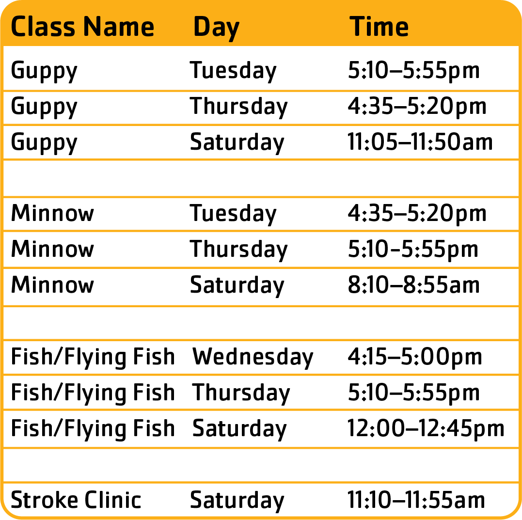 Progressive Swim Lessons | The Greater Morristown YMCA